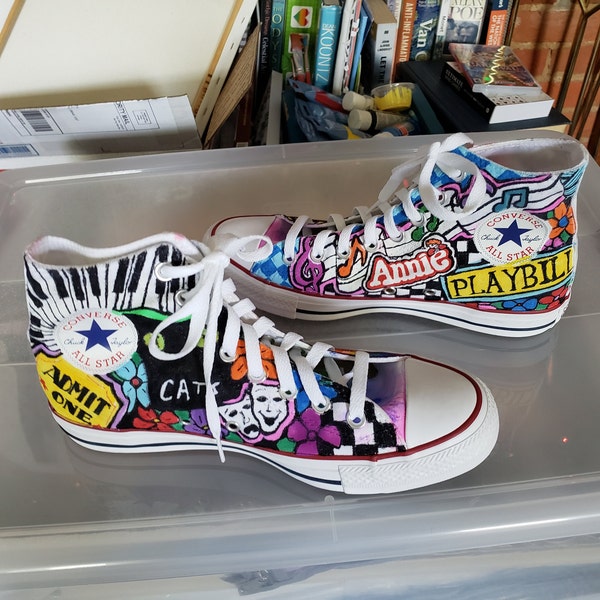 Custom Broadway Show Converse - Etsy