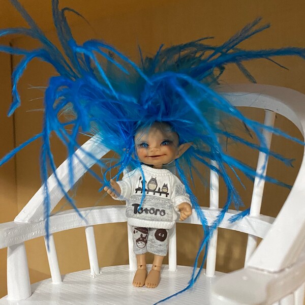 The Mischievous Fae Sprite of the Night Raven Realpuki Feather Headband ...