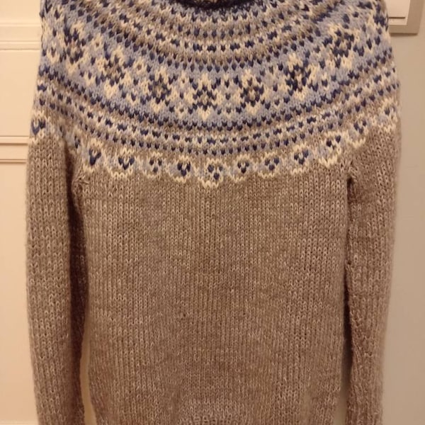 Norwegian Sweater Knitting Pattern: Steinkriger Seamless Design (PDF ...