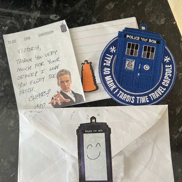 Doctor Who Embroidered Patch Bundle * TARDIS * Dalek * Cyberman - Etsy