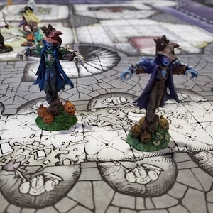 Goblin Cavalier / Dog-rider / Mounted - - Handpainted D&D Miniature ...
