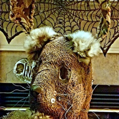 Rabbit Scarecrow Scary Halloween Mask - Etsy