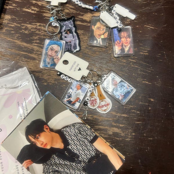 Stray Kids Hop Mini Photocard Keychains - Etsy