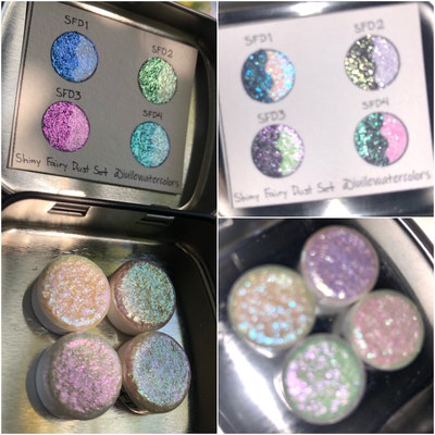 Half Shiny Fairy Dust Set for Handmade Color Shift Watercolor Paints - Etsy