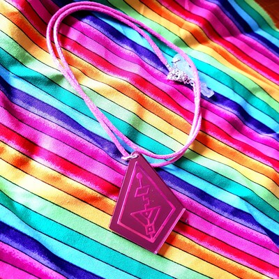 First Ones luvd Emblem Laser Cut Acrylic Necklace Inspired by Entrapda ...