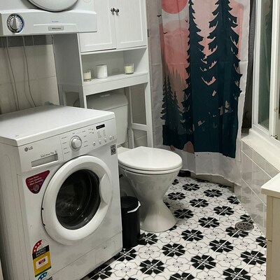 Hexagon Tokyo Tile Wall Stair Floor Self Adhesive Vinyl Stickers ...