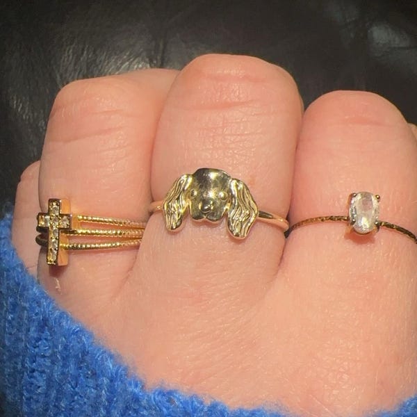 Minimalist Medical Symbol Ring Yellow Gold Caduceus Ring Doctor Ring ...