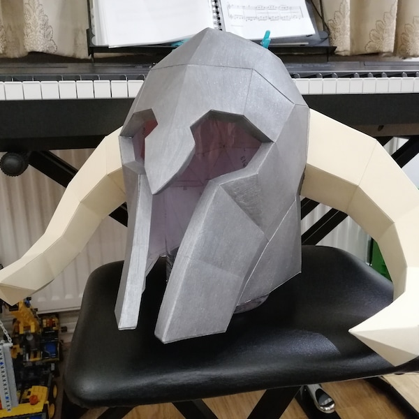 Skull Papercraft Template, Origami, PDF Download DIY - Etsy