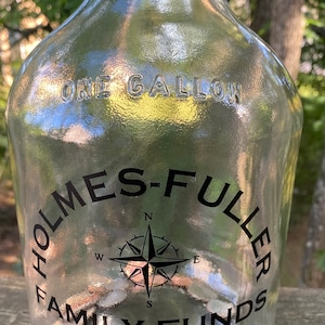 Our Adventure Fund World Map Money Jar Travel Fund 1 Gallon Glass Jug ...