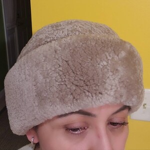 Dark Green Fox Fur Hat in Full Round Style - Etsy