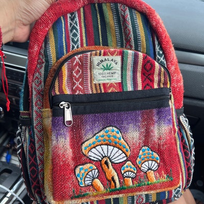Unique Design Himalaya Hemp Backpack Small Backpack Hippie Backpack ...