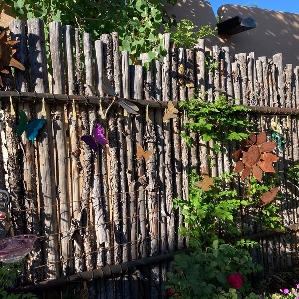 Metal Fence Art, Metal Wall Art, Monarch Butterfly, Metal Wall Hanging ...