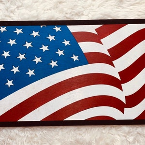 American Flag SVG Laser Cut Files for Glowforge Laser Cutter Printer ...
