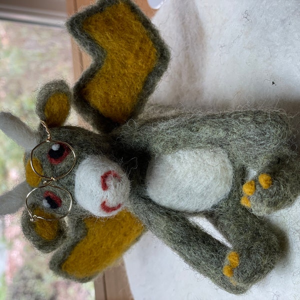 Dragon Needle Felting Pattern - Dragon- Mini Dragon - Book Dragon - PDF ...