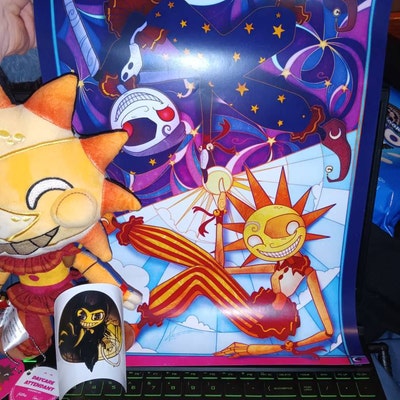 FNAF Window Stained Glass Inspired A3 Print Poster Five Nights at ...