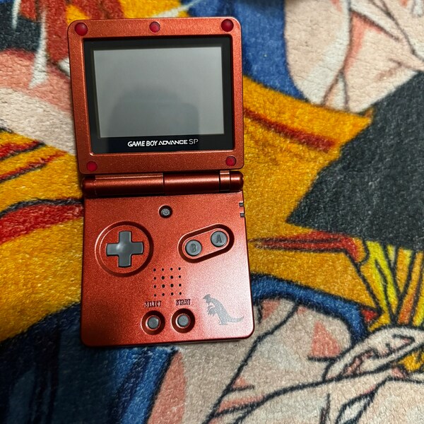 GBA SP Console Refurbished Gameboy Advance Zelda Gold Triforce Brighter ...