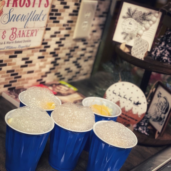 Frosty's Snowflake Cafe & Bakery, Winter, Snowman, Handcrafted Plaque ...