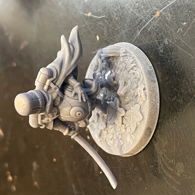 Robot Samurai Goro Warforged Monk D&D Wasteland 32mm 28mm 3D Resin ...