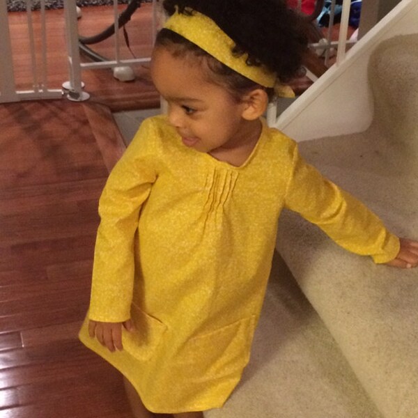 Pintuck Blouse and Dress PDF Pattern and Tutorial 12m-12y EASY SEW ...