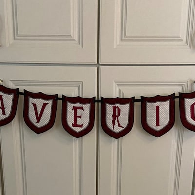 Shield Banner in the Hoop Banners Machine Embroidery Designs Applique ...