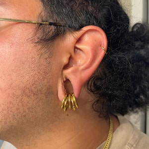 10 Set Multi Ring Stack for Stretched Ears.stackable Gauges Jewelry/ Alternative.twist Rope ...