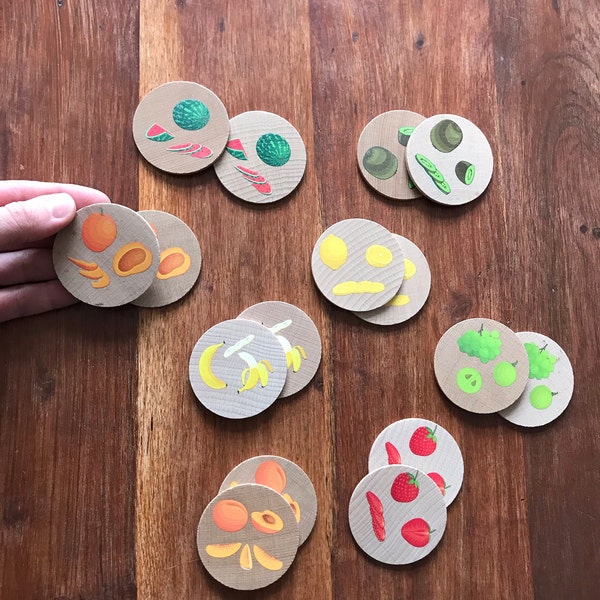 Montessori and Waldorf Learning Sea Life Animals Sustainable Match Toys ...