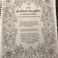 YW Theme Coloring Page | LDS New Young Women Printable | Christ of ...