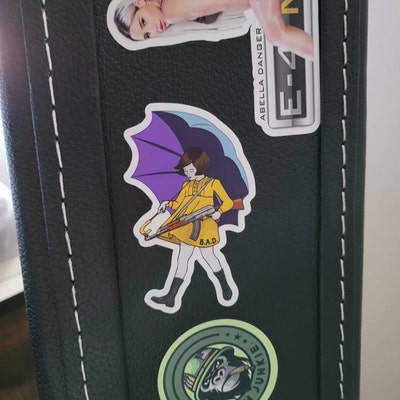 Bad Kitty Logo Sticker White From Bad Attitude Dept - Etsy