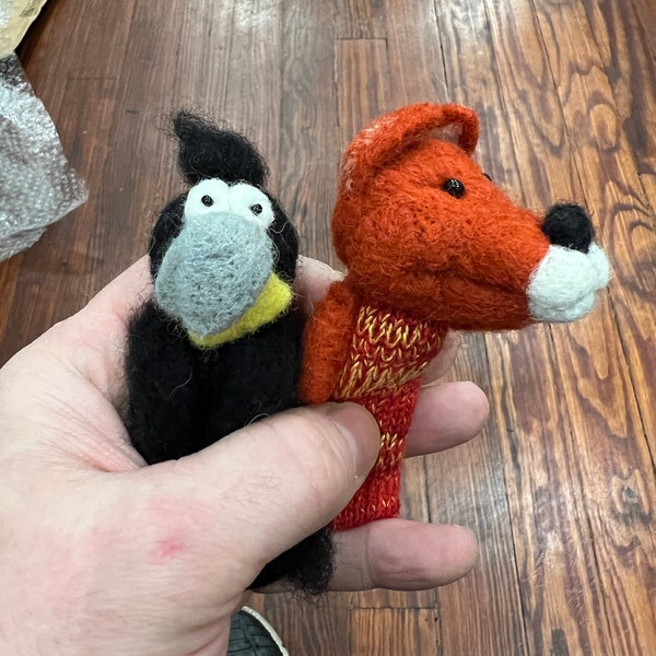 Finger Puppets the Little Round Bun /roule Wafer Wool"(kolobok) - Wool ...