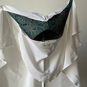 Medieval Veil 100% Silk With Freshwater Pearls Oval Veil With Fillet ...