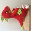 Raptor Plushie Pattern PDF Dinosaur Stuffed Animal Pattern Plush Sewing ...