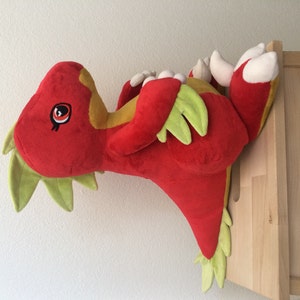 Raptor Plushie Pattern PDF Dinosaur Stuffed Animal Pattern Plush Sewing ...