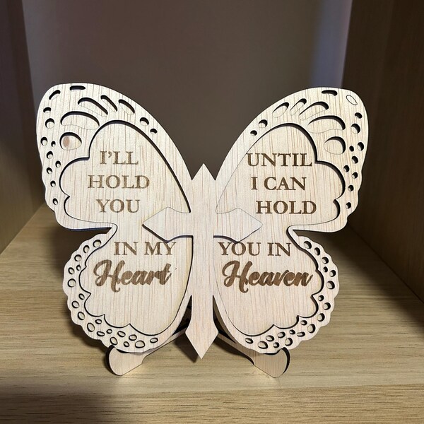 Personalized Dad Memorial Sign SVG, Butterfly Memorial Sign Svg,loss of ...