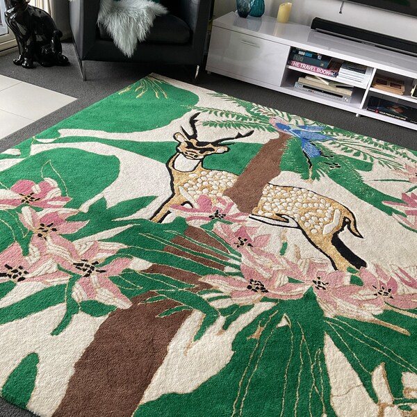 Melting Persian Luxury Design Hand Tufted Rug , Woolen Rug, High ...