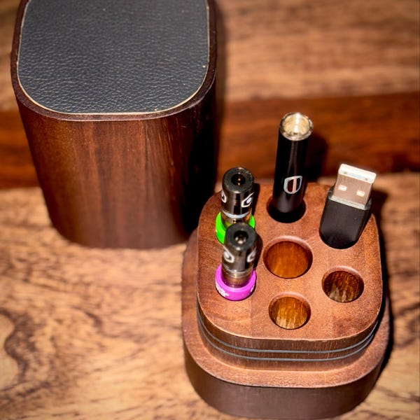 Smell Proof Gray Ash Wood Stash Box Kit - Elevate Your Cannabis ...