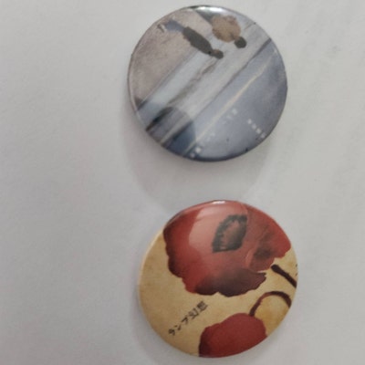 Set of Two Lamp Button Pins - Etsy