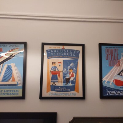 Carousel of Progress Vintage Disney World Disneyland Attraction Poster ...