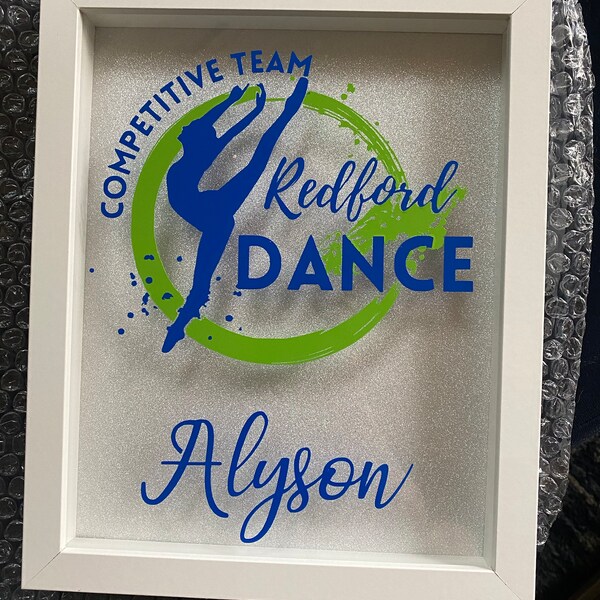 Personalized Dance Shadow Box | Competition Pin Holder | Display Case ...