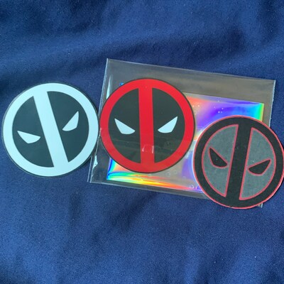 Deadpool Logo Decals Many Designs and Sizes Stickers Printed on ...