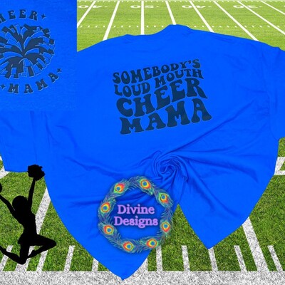 Somebody's Loud Mouth Cheer Mama Svg, Football Cheer Mama Svg, Cheer ...