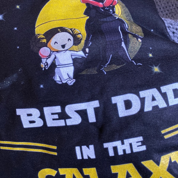 Best Dad in the Galaxy, Father Daughter and Son, Funny Star Wars Shirt ...