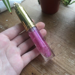 Rose Quartz Strawberry Lip Gloss - Etsy