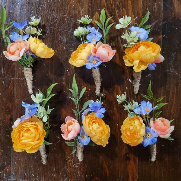 6 Corsage Magnets - Etsy