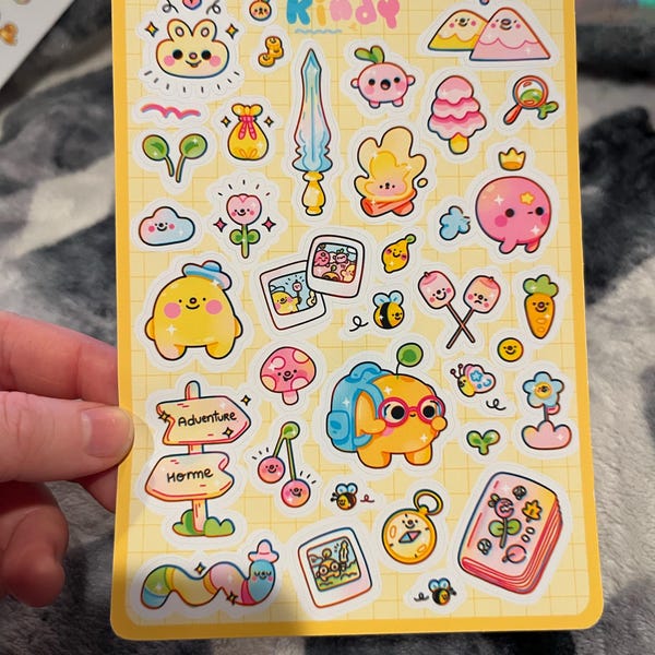 Pretty Cakes 5 Stickers Pack, Journaling Stickers, Penpal Stickers ...