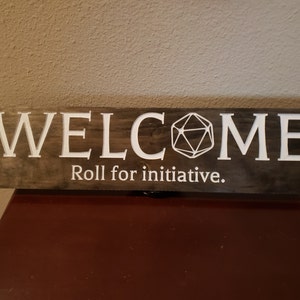 RPG Welcome Sign - Etsy