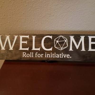 RPG Welcome Sign - Etsy