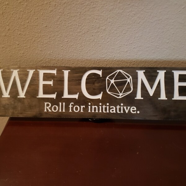 RPG Welcome Sign - Etsy