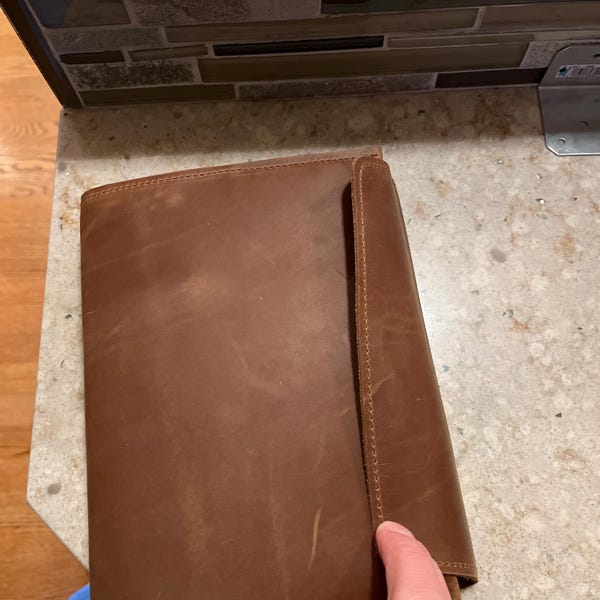 Custom Leather Notebook Cover, Leather Notebook Sleeve, Personalized ... Custom Leather Notebook Cover, Leather Notebook Sleeve, Personalized ...
