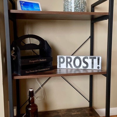 Prost, Cheers Sign, German Quote, Home Bar Decor, Oktoberfest, Wedding ...
