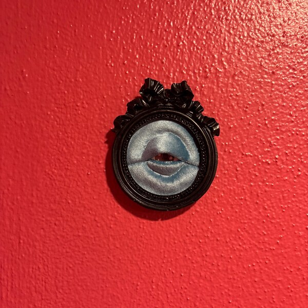 Monster Eye in Mini Ornate Frame - Quirky Spooky Eclectic Handmade Wall ...